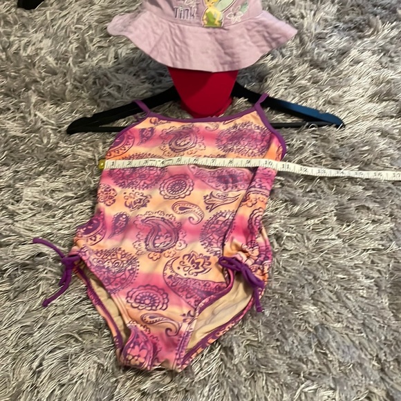 Disney | Swim | 38set Disney Tinkerbell Sun Hat Xhilaration Side Tie ...